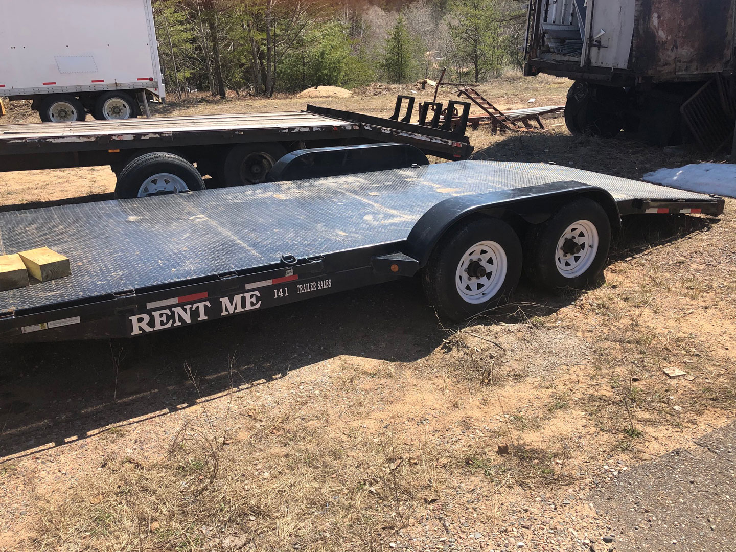 Car Trailer with Beaver Tail - Superiorland Rental